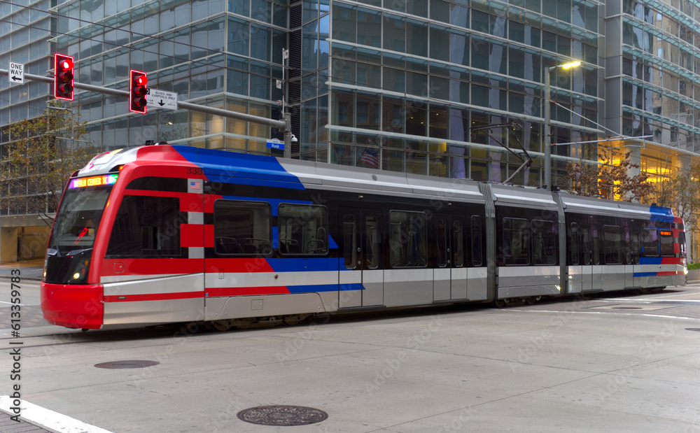 Houston Light Rail Stock Photo | Adobe Stock