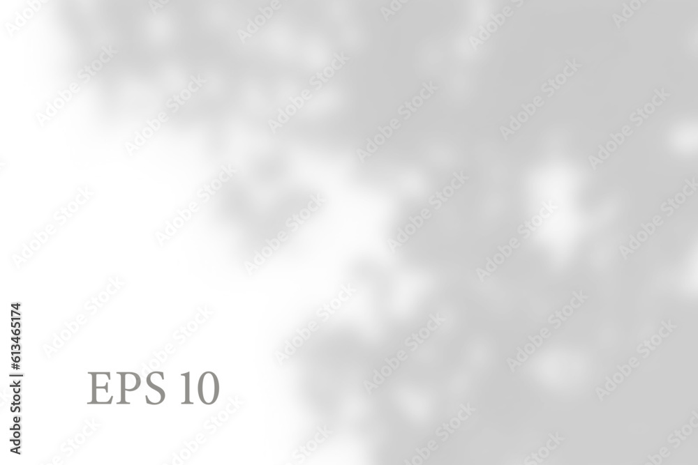 Transparent natural tree shadow. Light effect overlay. Mesh grid ...