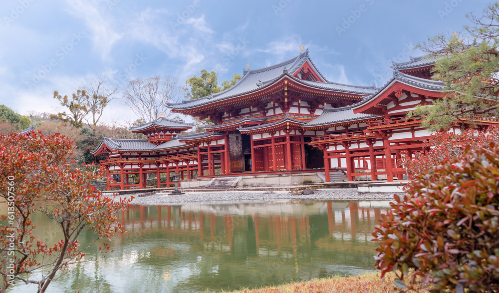 kyoto,Japan -December,22: Byodoin Temple is an important and renowned ...