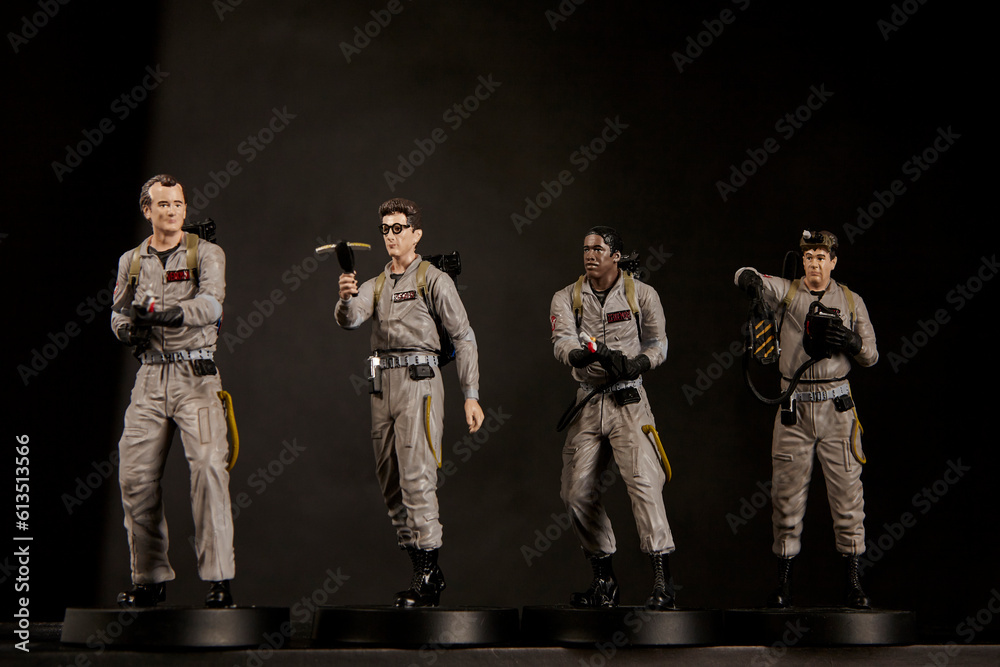 Udachnyy, Russia - June 15, 2023: Ghostbusters figurines. Heroes from ...