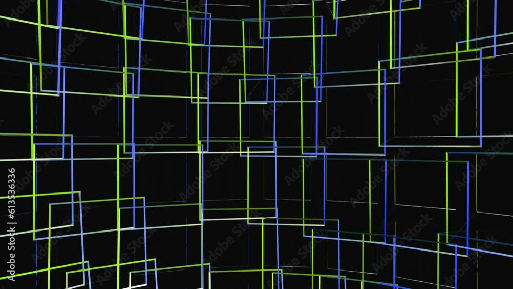 seamless loop 3d animation geometric patterns for live concert music ...