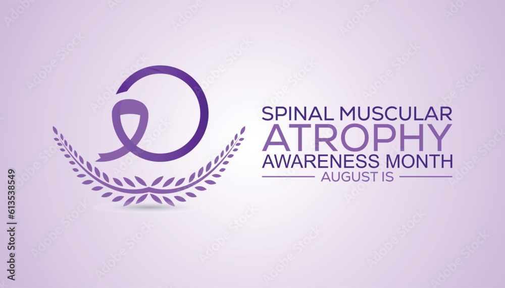 Vector graphic of Spinal Muscular Atrophy Awareness month.banner design ...