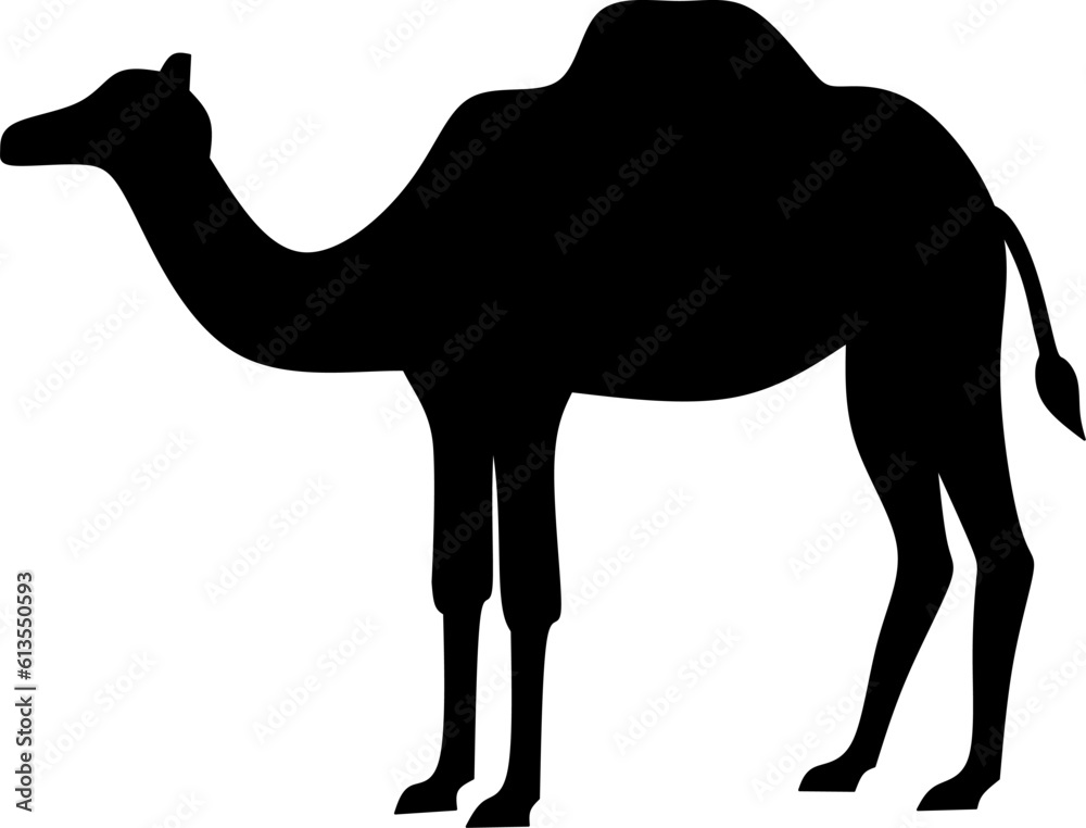 Vetor de Camel icon vector illustration. Silhouette camel icon for ...