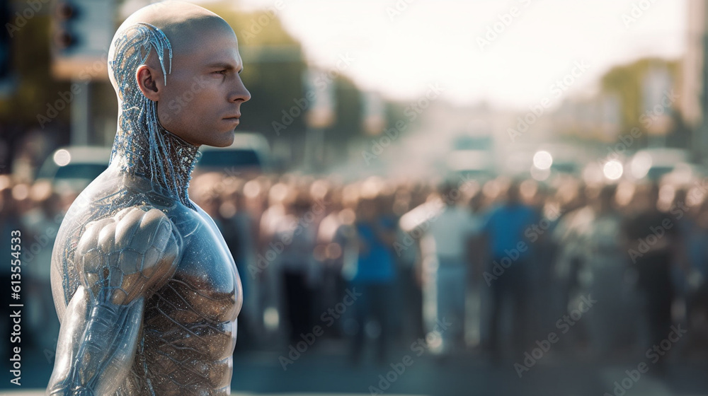 evolution of humanity, cars and people, evolution of humanity, man with ...