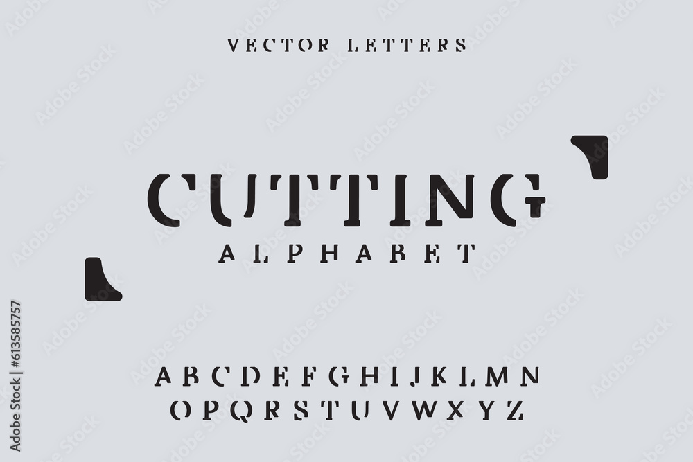 Elegant font alphabet bold English letters minimalist design.Vector ...