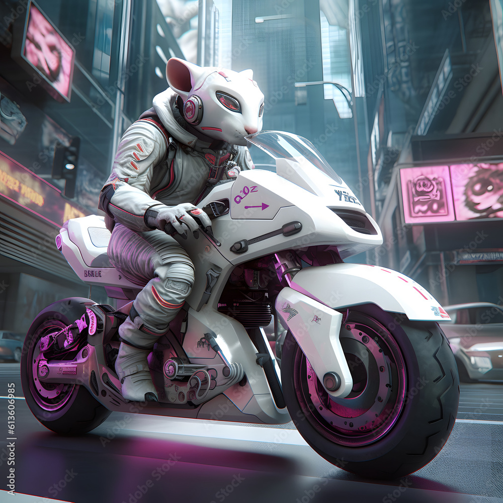 Concept Art in the style of the old-school animated series "Rocker Mice ...