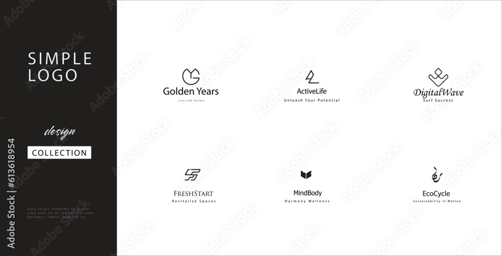 Simple, Minimalist Logo Design: Hand-Drawn Original Symbols and Signs ...
