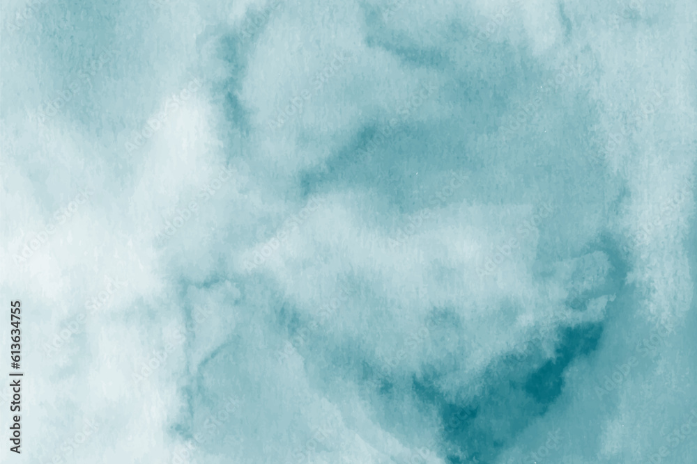 Abstract blue watercolor background. Water color paint brush paper ...