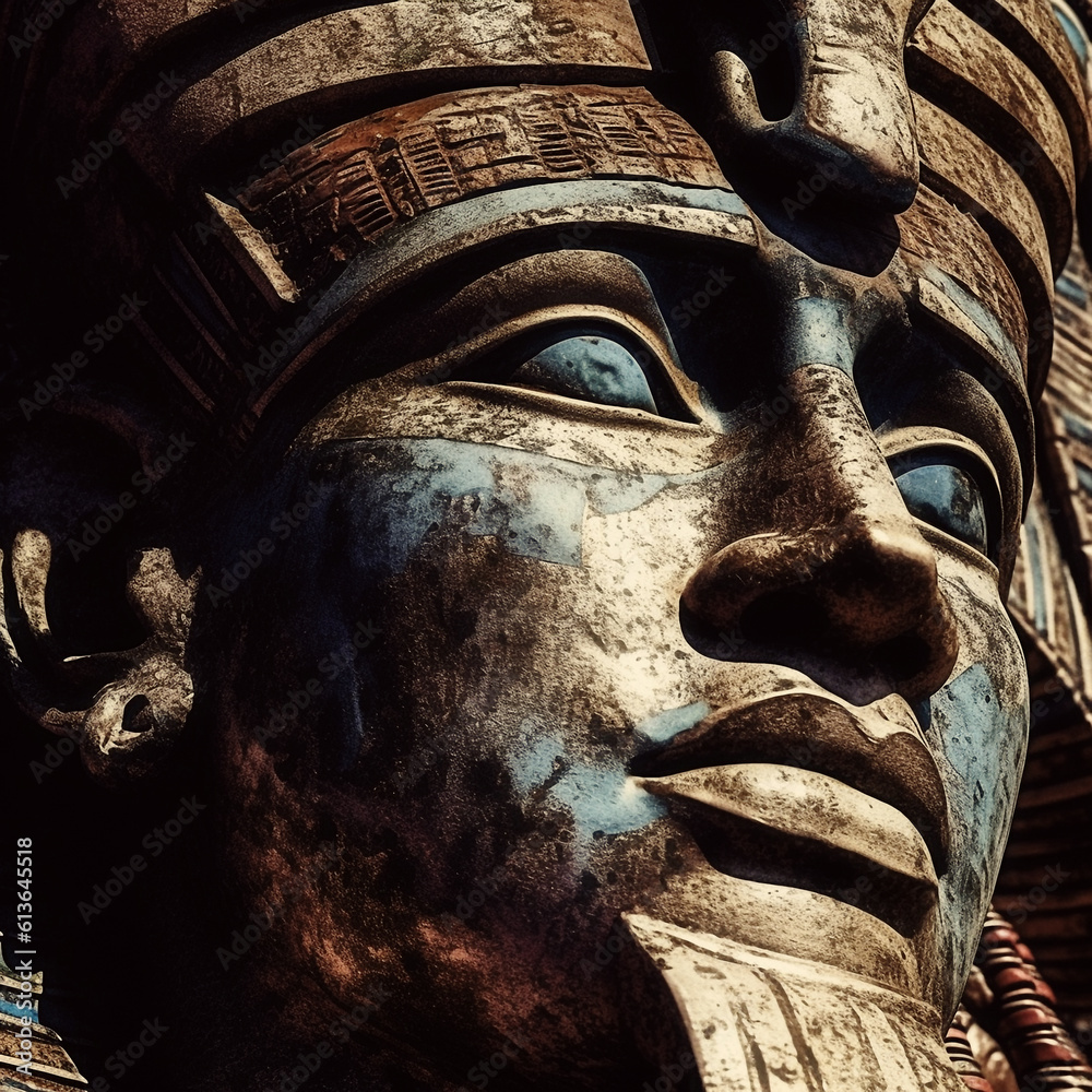 Ramesses II or Ramesses the Great,the most celebrated Egyptian pharaoh ...