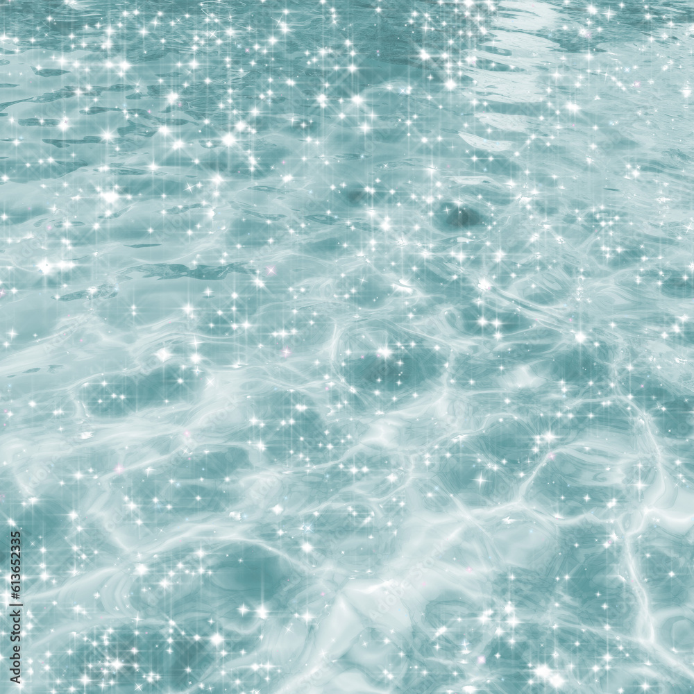Sparkle water waves. Summer ocean water background. Stock Illustration ...
