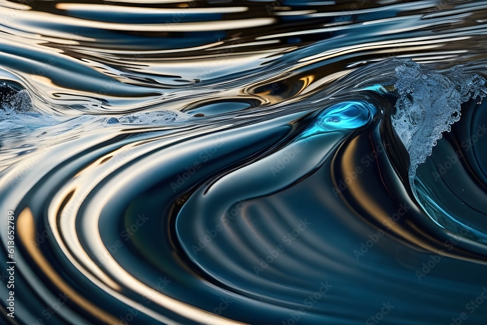 Experience the captivating play of light and the fluidity of water's ...