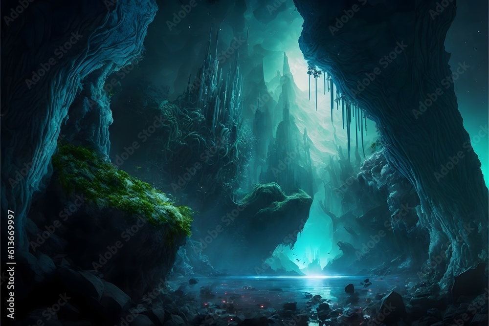 HIDDEN WORLD, ultra modern alien CITY carved out of a giant ancient ...