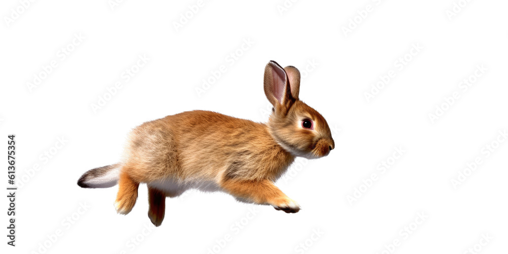 a spring-themed illustration featuring adorable isolated bunnies and ...