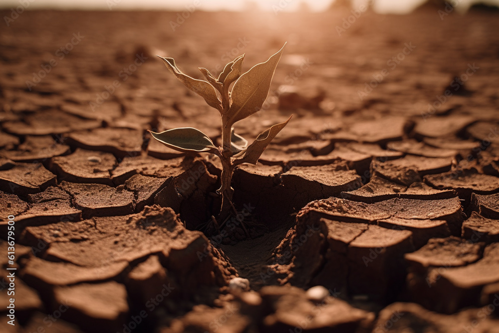 Drought, the problem of the future of the planet, water scarcity, heat ...