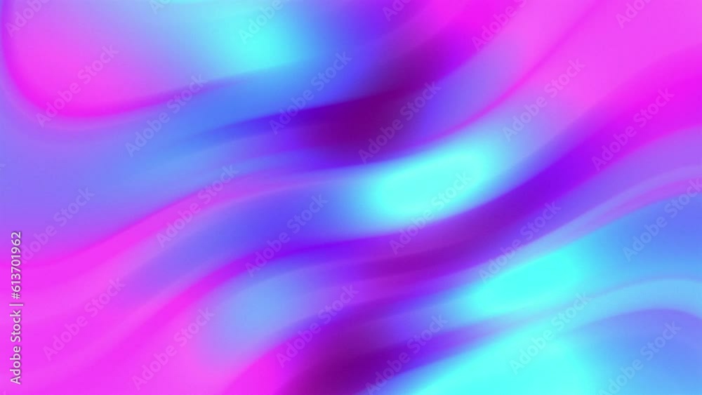Abstract Pastel Neon Pink And Aqua Gradients with Iridescent Rainbow ...