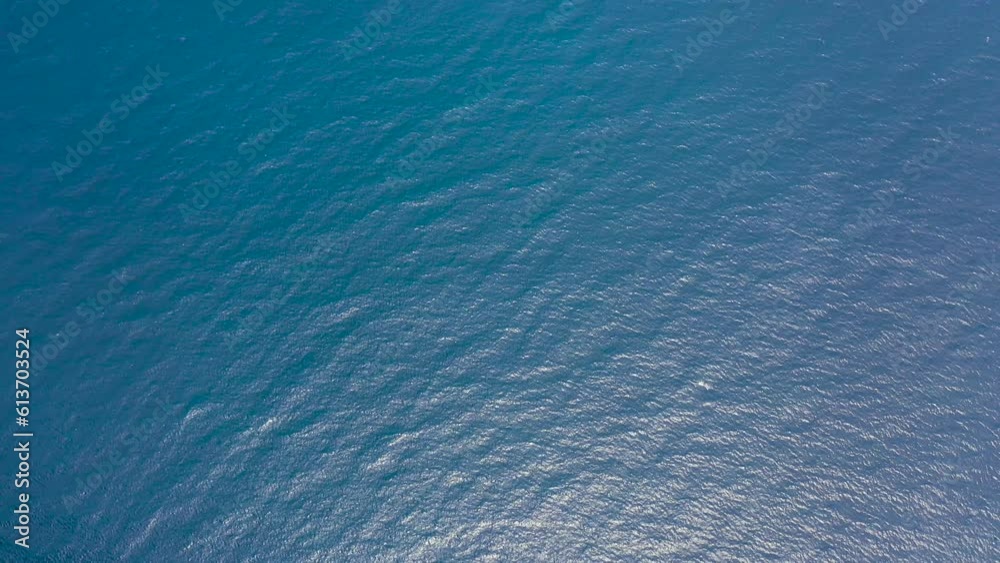 The surface of the sea. Blue sea water, top view. Sea water background ...