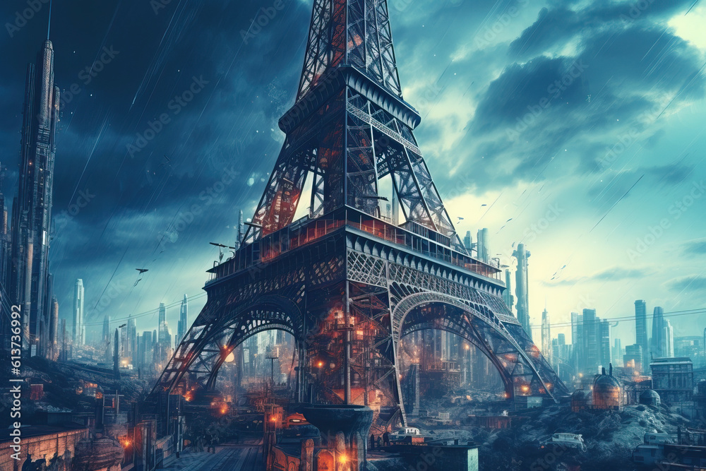 mmerse yourself in a dystopian future where the Eiffel Tower becomes a ... mmerse yourself in a dystopian future where the Eiffel Tower becomes a ...