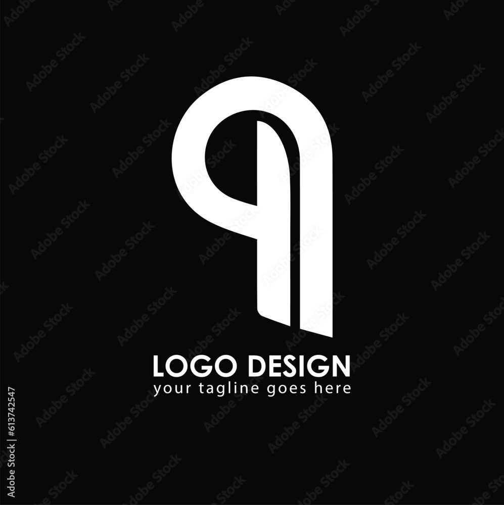 QN QN Logo Design, Creative Minimal Letter QN QN Monogram Stock Vector ...