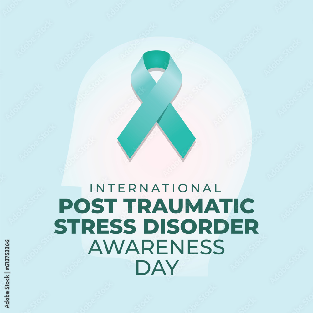 vector graphic of International PTSD Awareness Day good for ...