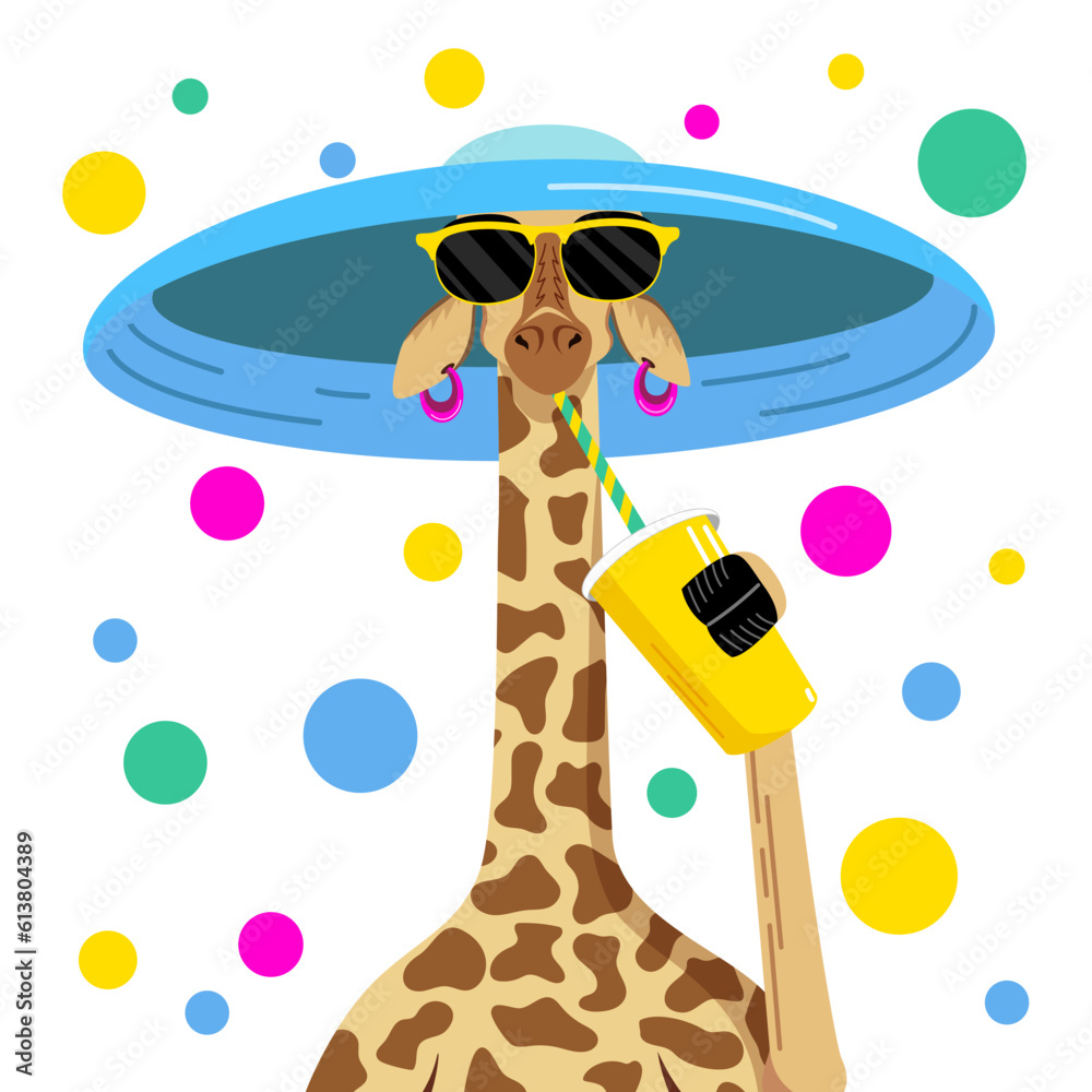 Tall Giraffe Hat