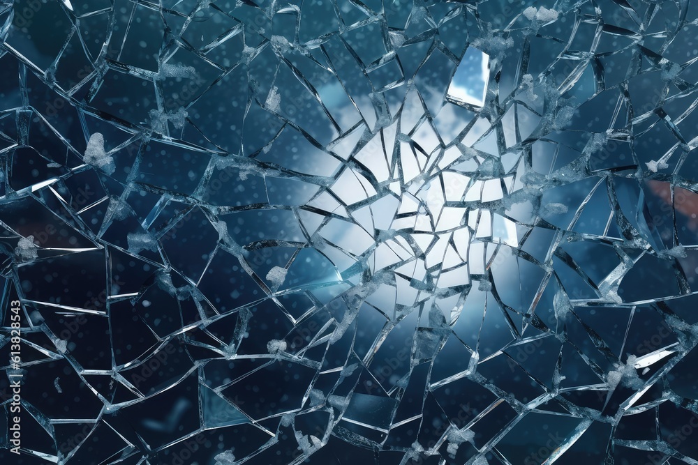 cracked shards of glass wallpaper background | smashed glass texture ...
