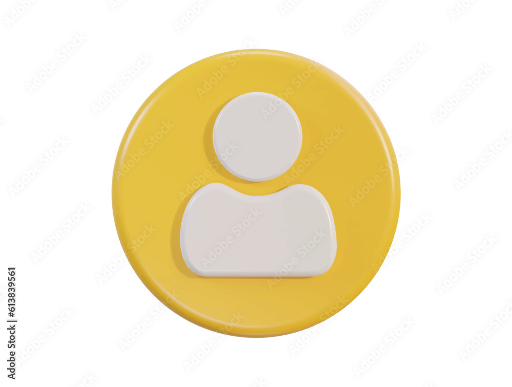 vector user icon symbol on user profile on transparent background ...