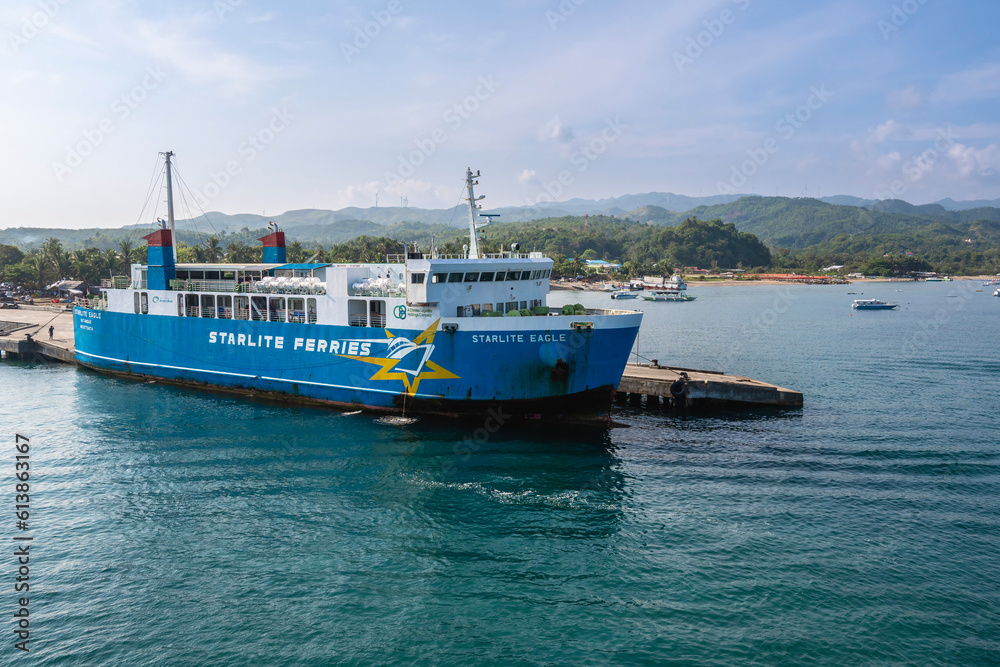 Caticlan, Aklan, Philippines - April 2023: A Starlite Ferry RoRo ship ...