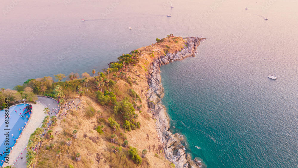 Phromthep Cape, beautiful natural sea view Sunset view point, the ...