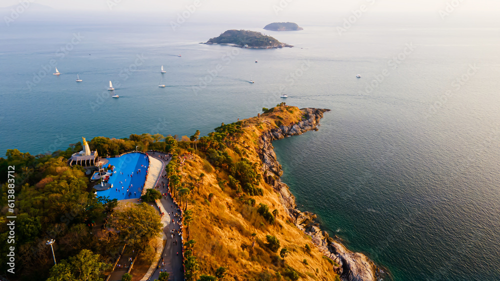 Phromthep Cape, beautiful natural sea view Sunset view point, the ...