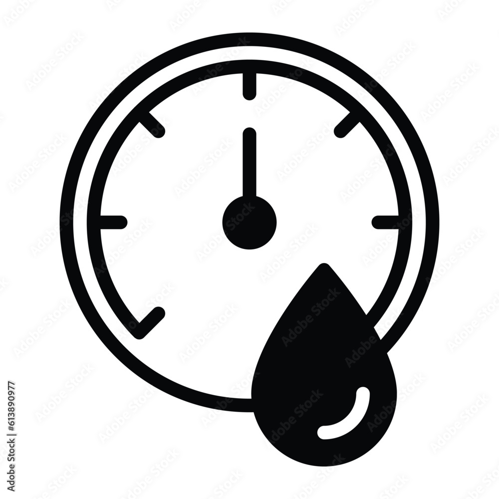 Hygrometer an instrument for measuring the humidity of the air Stock ...