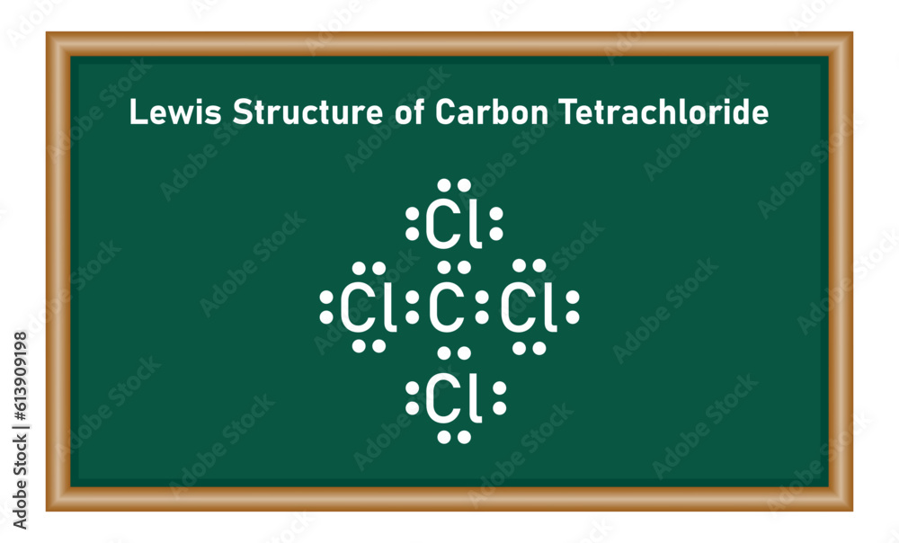 Lewis Dot Structure Of Carbon Tetrachloride Ccl4 Mathematics