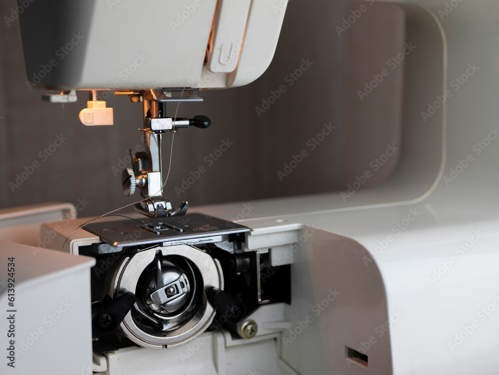 Bobbin case is in the machine designed to use front loading bobbins ...