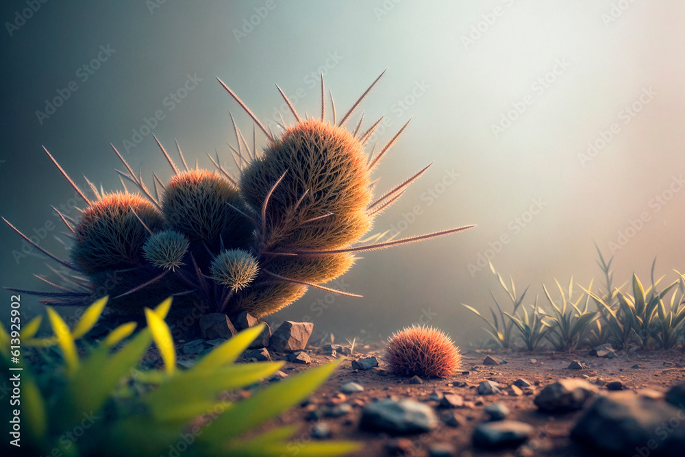 Generative concept art illustration. Generative ai. Stock Illustration ...