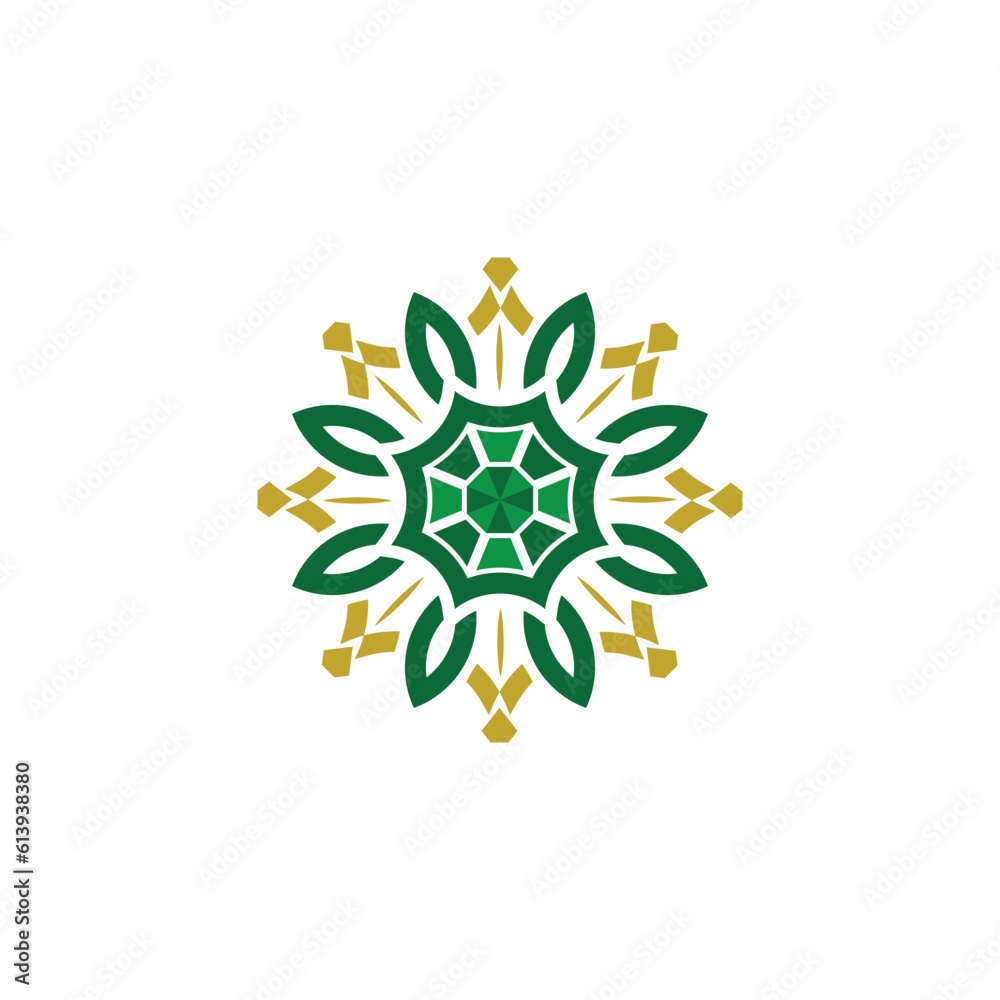diamond chakra logo vector eps file Stock Vector | Adobe Stock