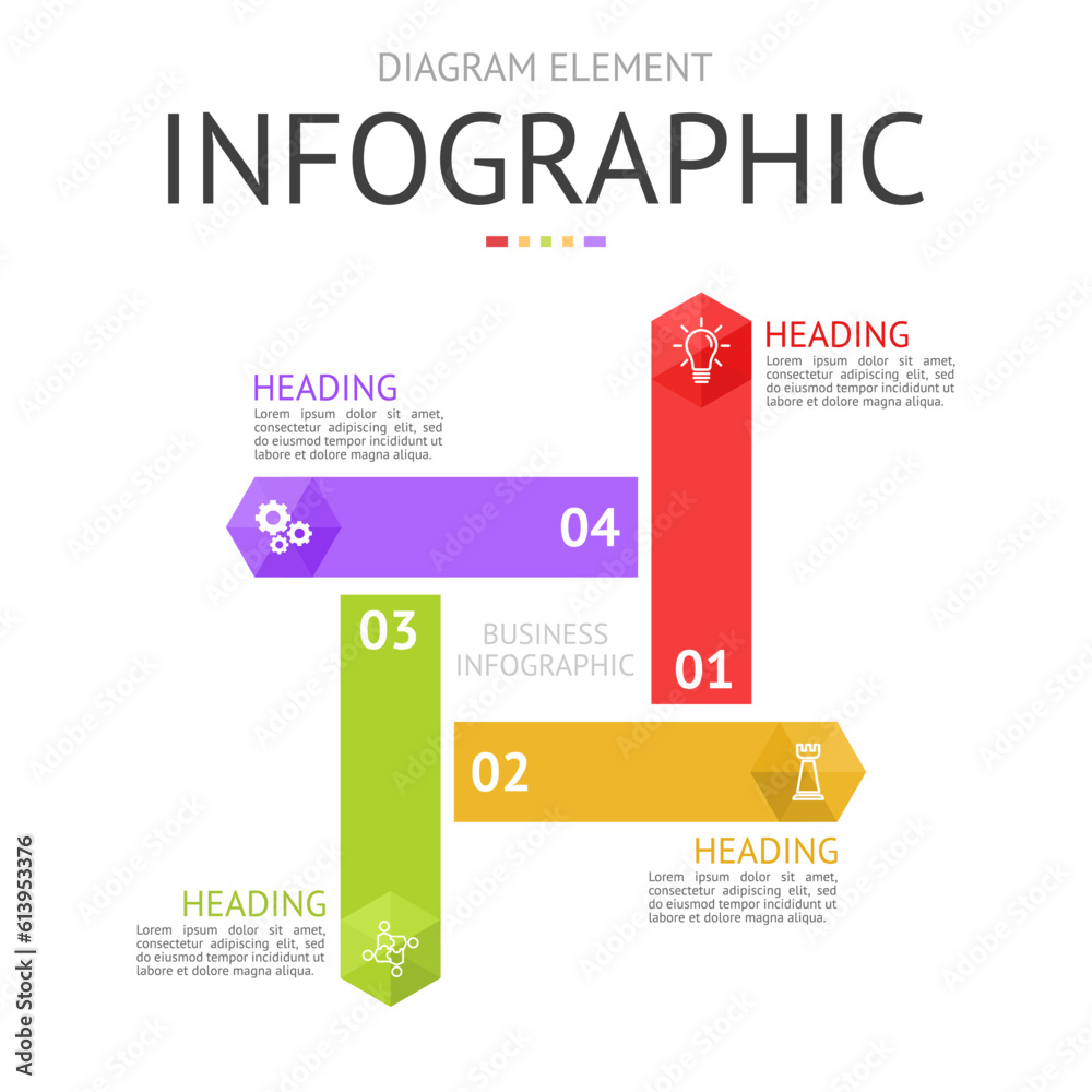 hexagon windmill diagram for infographic. used for process diagram ...