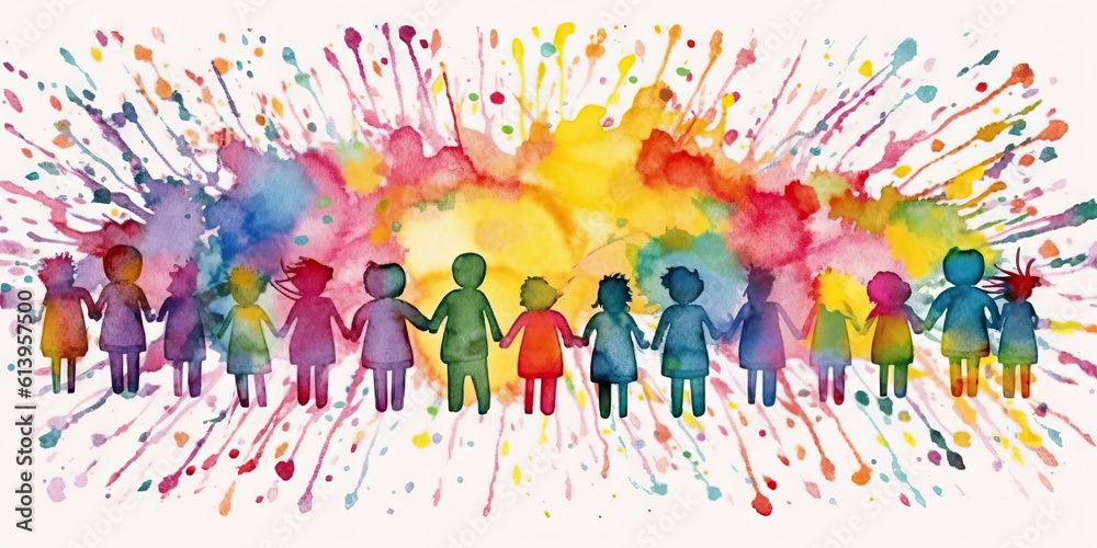 Rainbow Colors of Unity: Embracing Love, Diversity, and Acceptance with ...