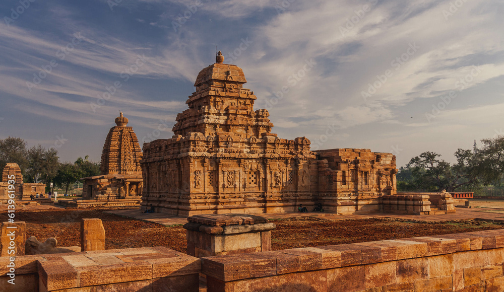 Pattadakal in northern Karnataka, India is an ancient complex of Hindu ...
