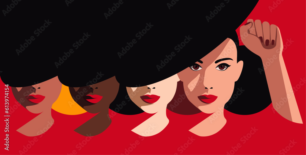 Raised Fist - Women Rresistance - Woman Pride - Beauty in Diversity ...