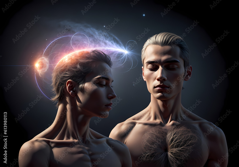 human brain, soul spirit, zen, relax, thinking man, meditation human ...