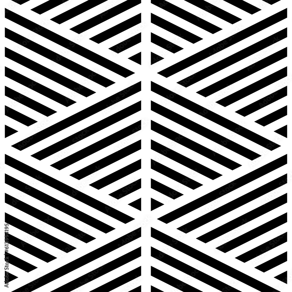 Black diagonal strokes on white background. Seamless surface pattern ...