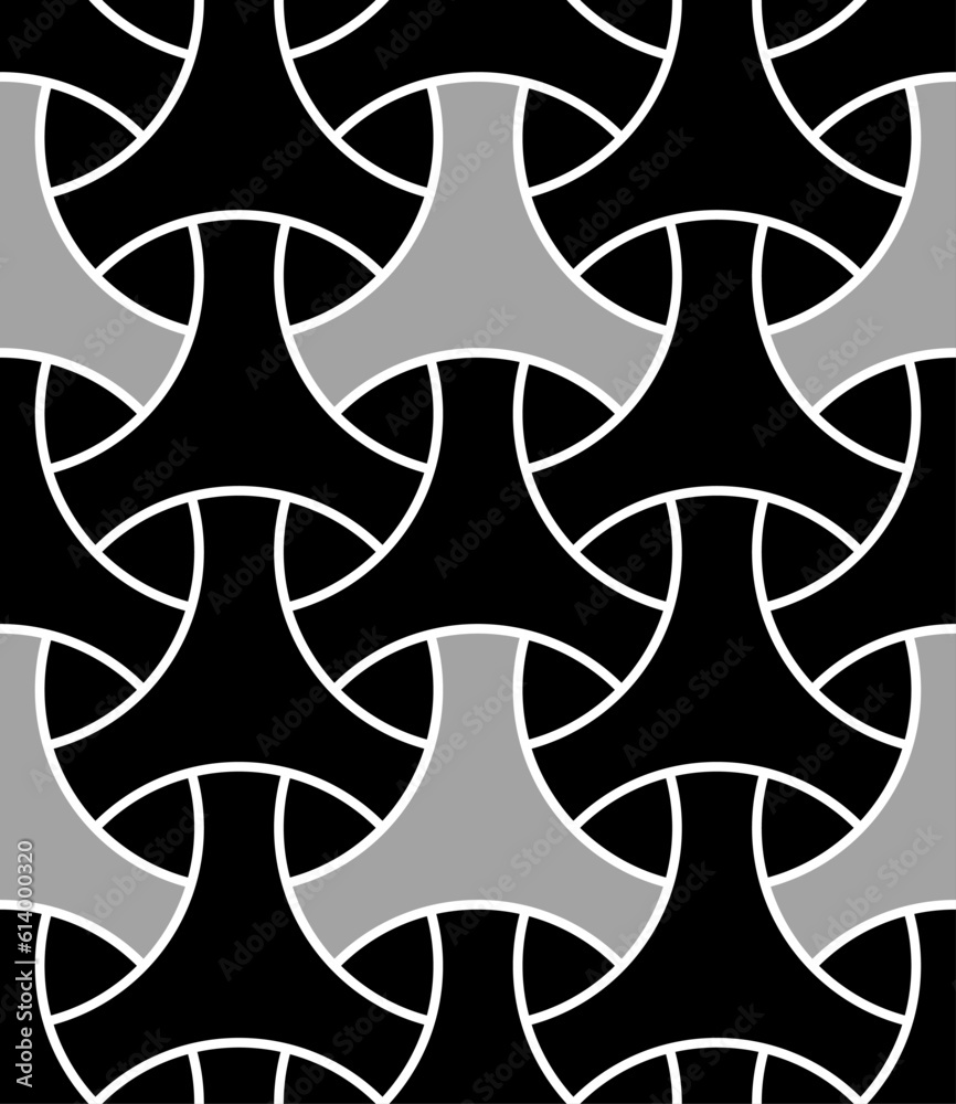 Seamless surface pattern design with traditional japanese ornament ...