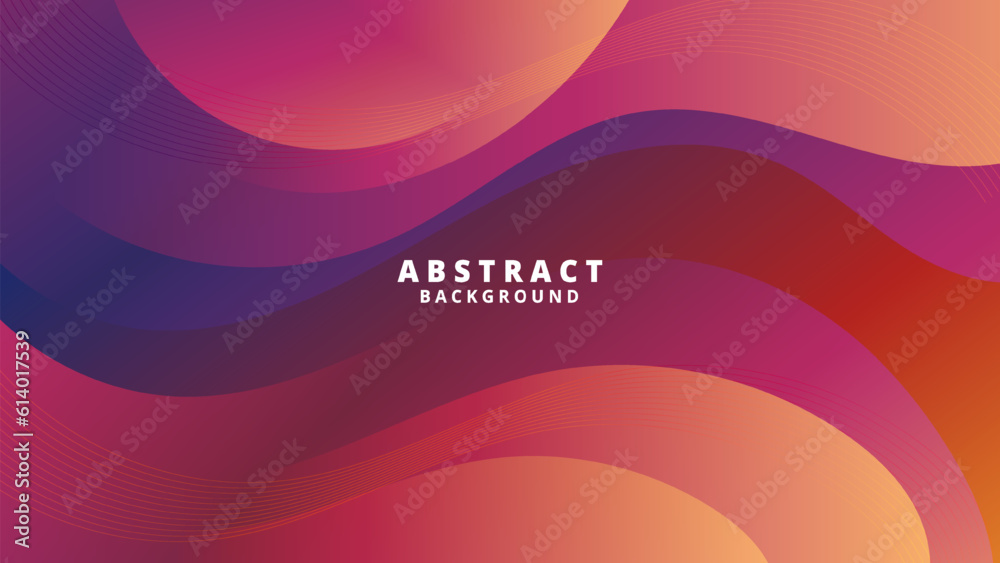 Abstract Orange Red liquid background. Modern background design ...