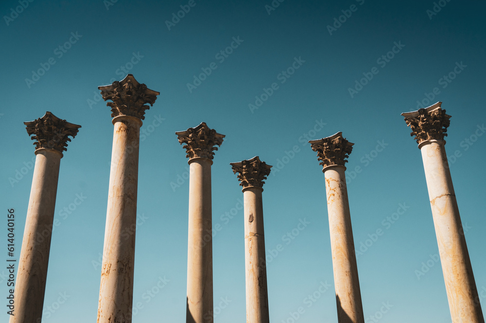 Poster Old pillars blue sky – Wall Art | UkPosters