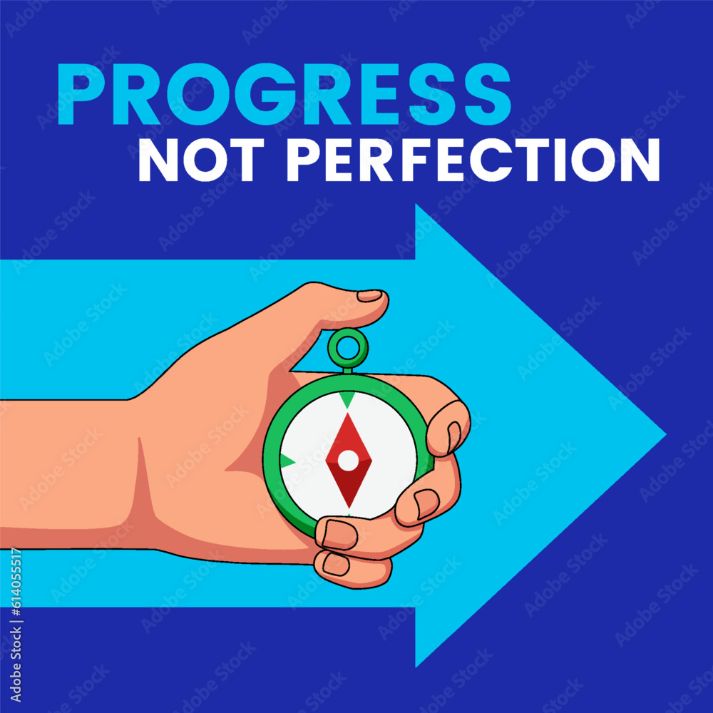 Embrace Progress: Dynamic Poster Design with Stopwatch Symbolizing ...