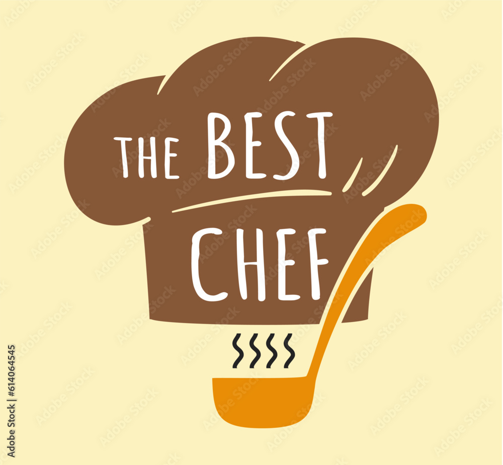 Cook logo. Restaurant kitchen emblem. Best chef. Bakery and cookery ...