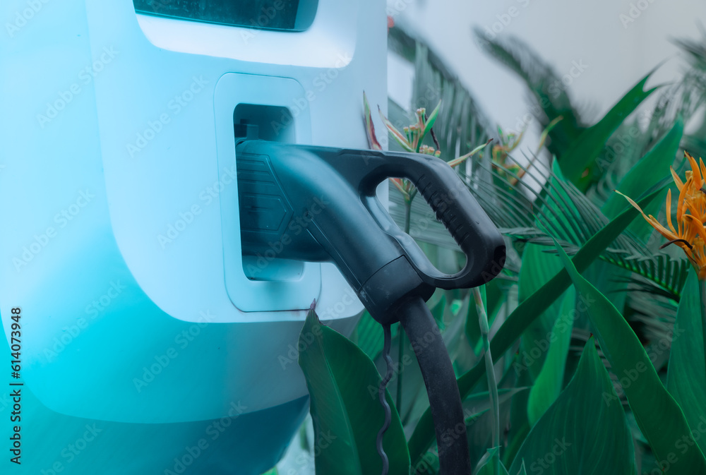 Power supply of EV charging station with electric vehicle charging ... Power supply of EV charging station with electric vehicle charging ...