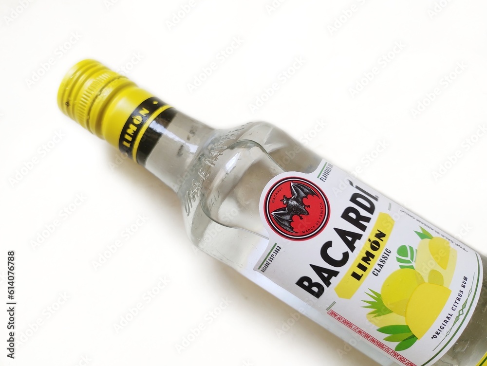 Guwahati, Assam, India - June 14, 2023 : Bacardi Limon Classic White ...