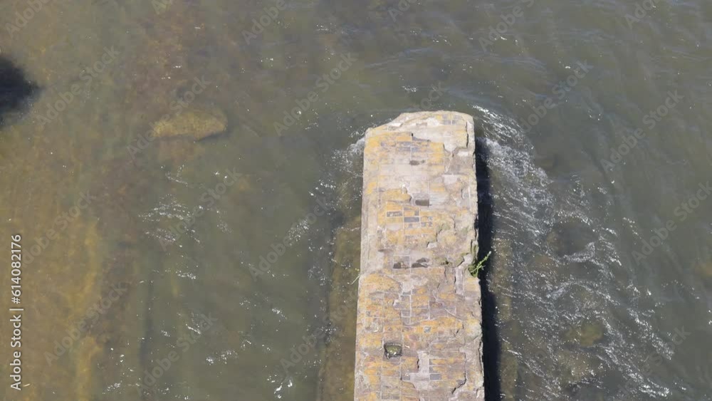 Sendai, Miyagi, Japan, June 2023.This is a photograph of the ruins of ...