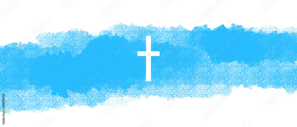 banner crosses illustration, border Isolated on transparent background ...