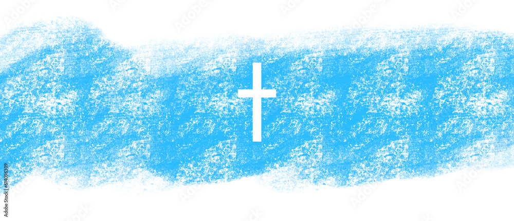 banner crosses illustration, border Isolated on transparent background ...